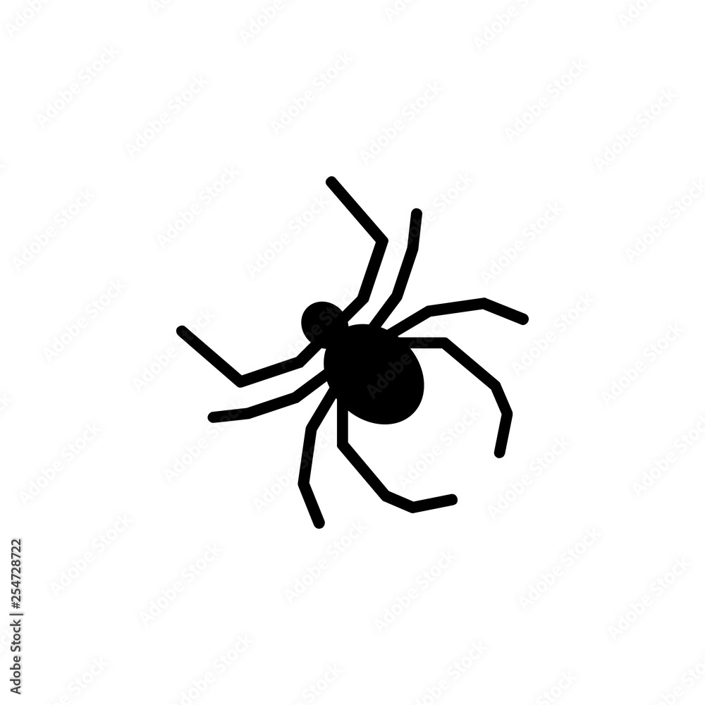 Spider icon vector. Spider vector design. sign design. flat style ...