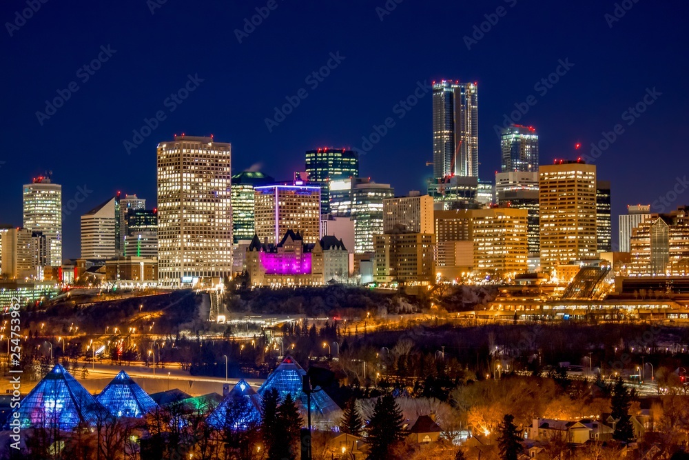 Edmonton Downtown Buildings Stock Photo | Adobe Stock