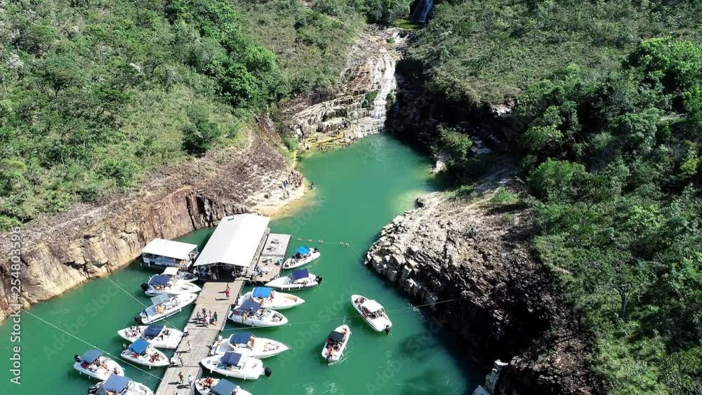 River view of Vale dos Tucanos in Capitolio, Minas Gerais, Brazil ...
