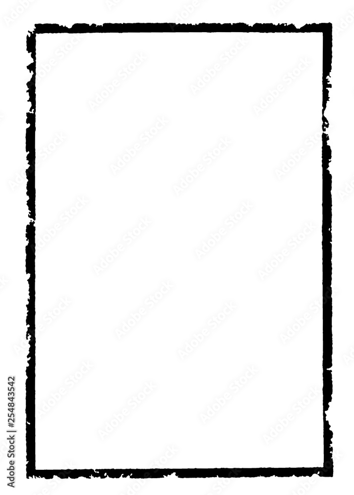 Abstract Decorative Black and White Photo Frame. Type Text Inside or ...