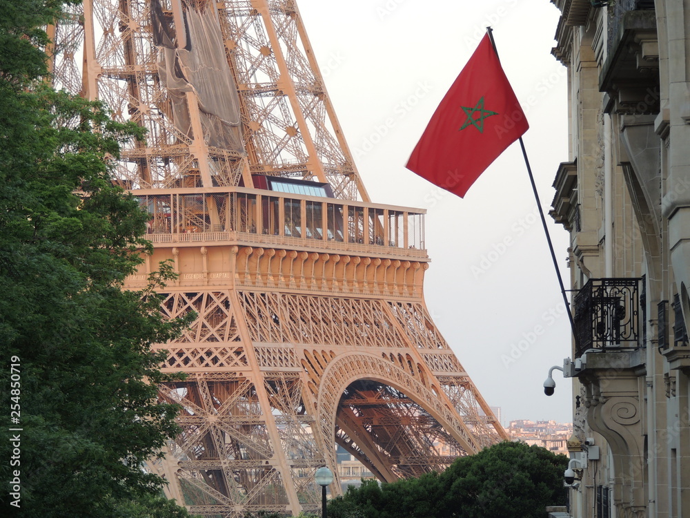 L'ambassade du Maroc à Paris Stock Photo | Adobe Stock