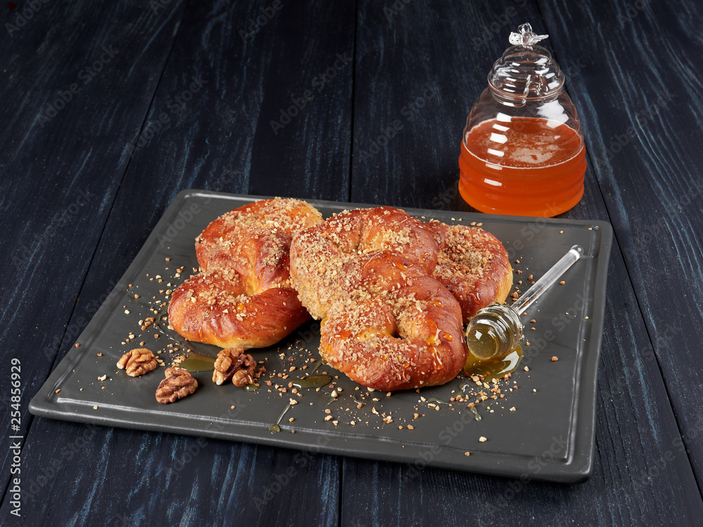 Romanian mucenici from Moldova region: figure eight shaped sweet bread ...