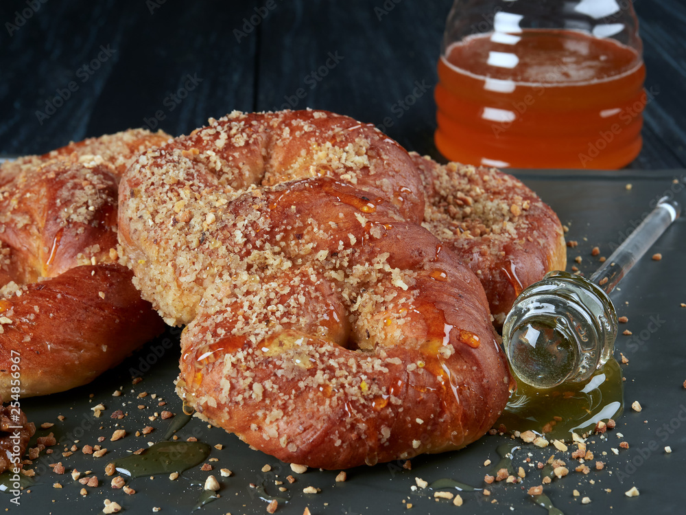 Romanian mucenici from Moldova region: figure eight shaped sweet bread ...