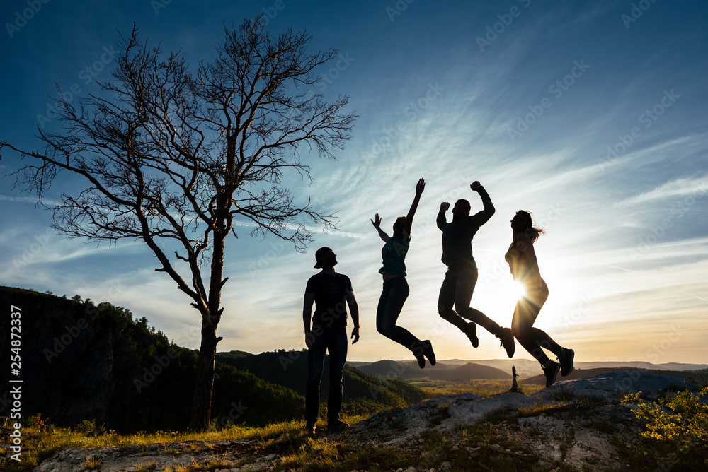 Happy People In Nature