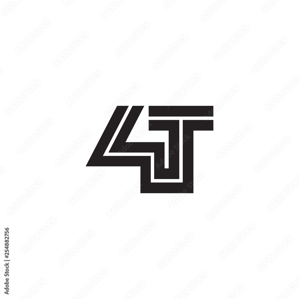 Initial Letter Linked Design Logo Template Stock Vector | Adobe Stock