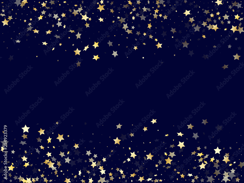 Gold gradient star dust sparkle vector background. Stock Vector | Adobe ...