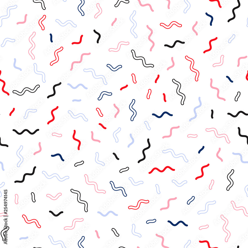 Memphis line seamless pattern. Pattern for fashion and wallpaper ...