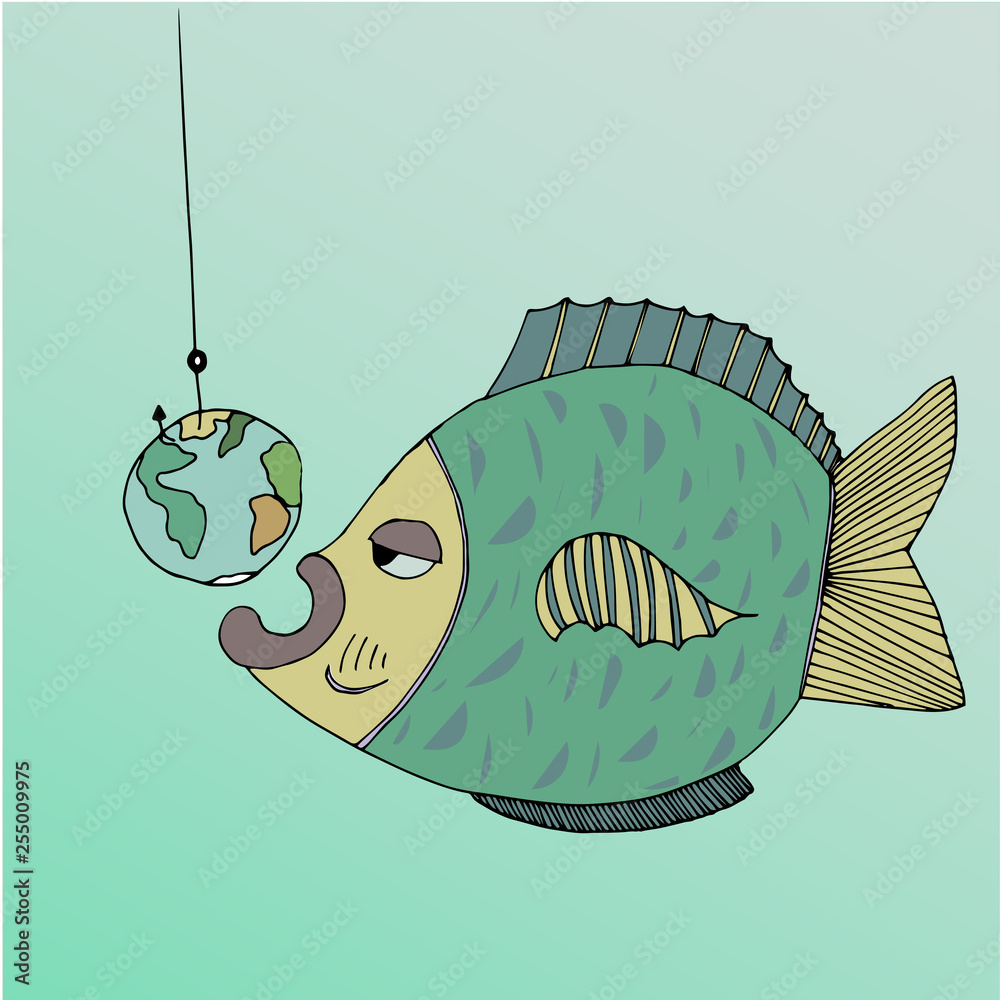 Fish Eating Fish Drawing