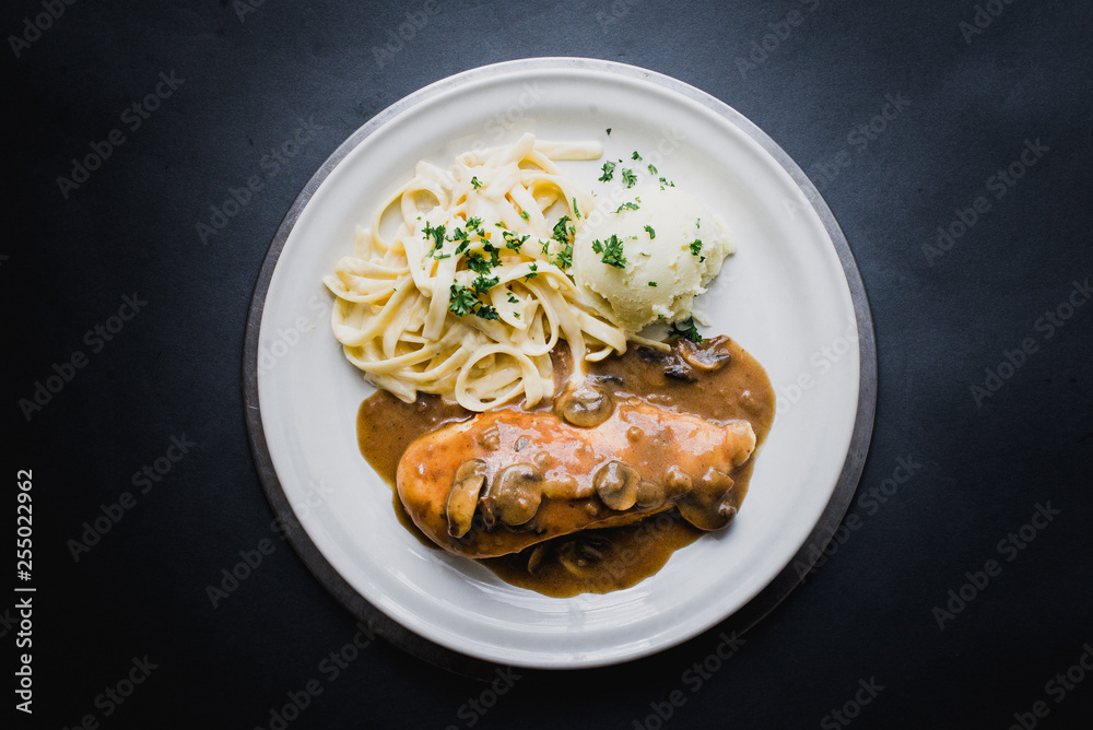 Pechuga de pollo gourmet Stock Photo | Adobe Stock