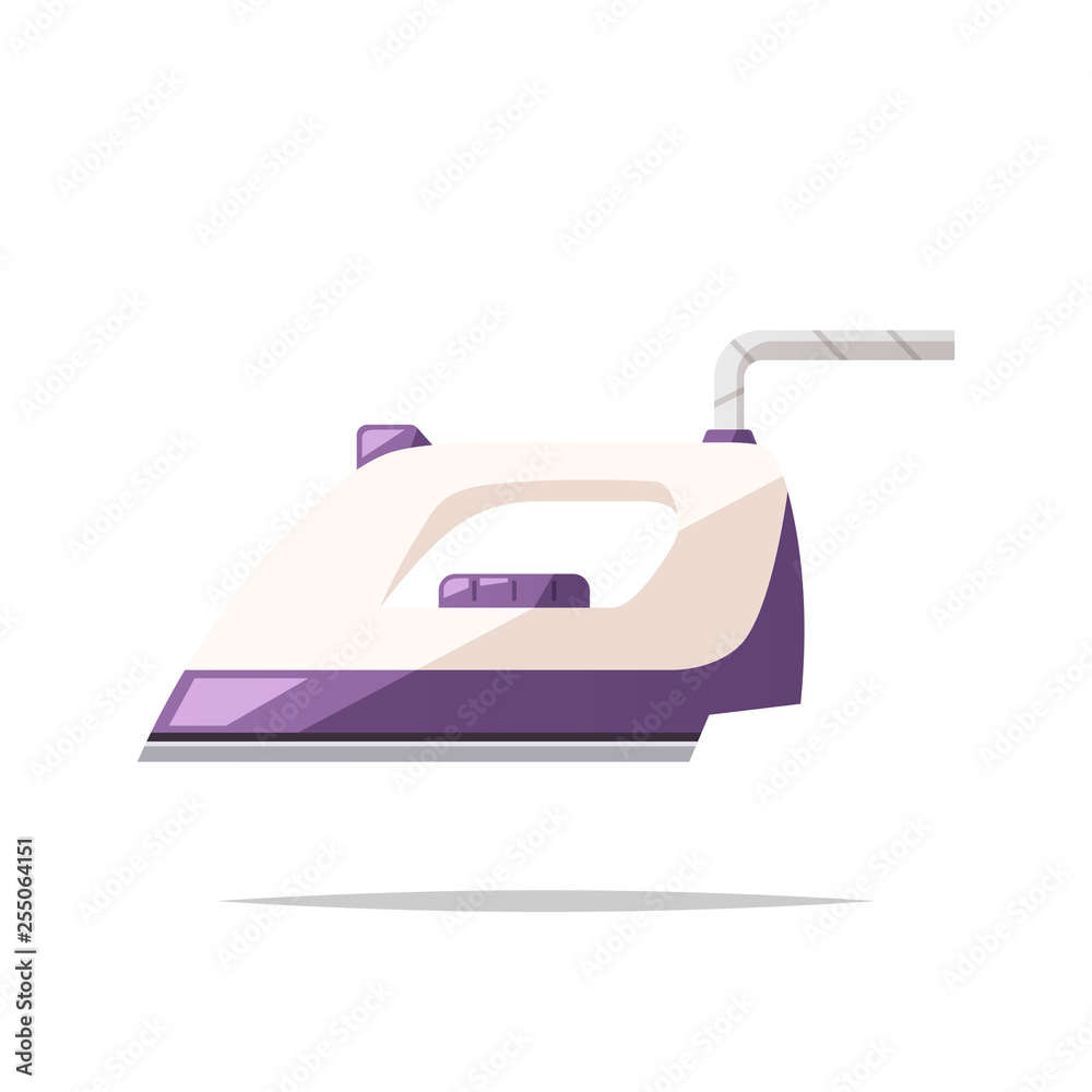 Clothes iron vector isolated illustration Stock Vector | Adobe Stock