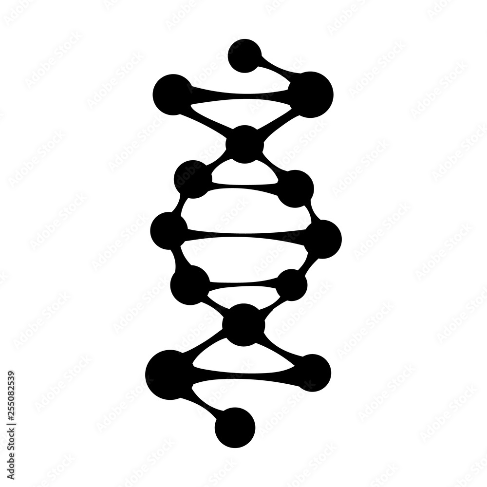 The dna icon. DNA symbol. Flat Vector illustration. Dna icons for your ...