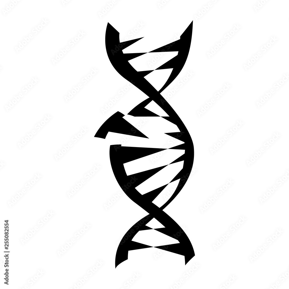 The dna icon. DNA symbol. Flat Vector illustration. Dna icons for your ...