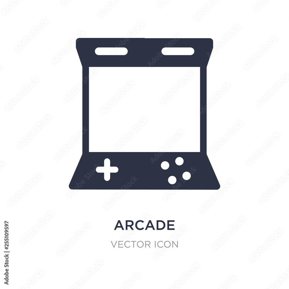 arcade icon on white background. Simple element illustration from ...