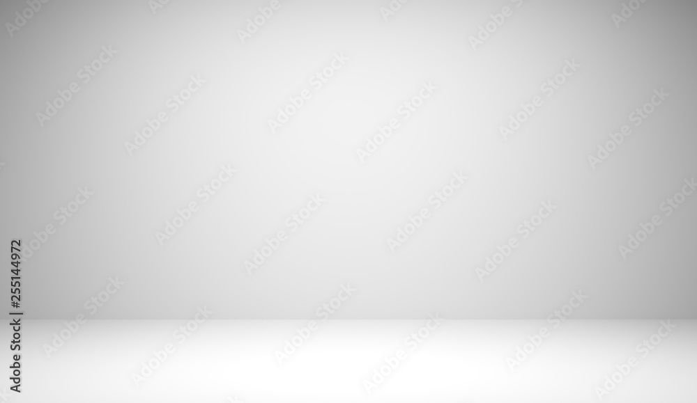 Abstract luxury white gradient background used for display product ad ...