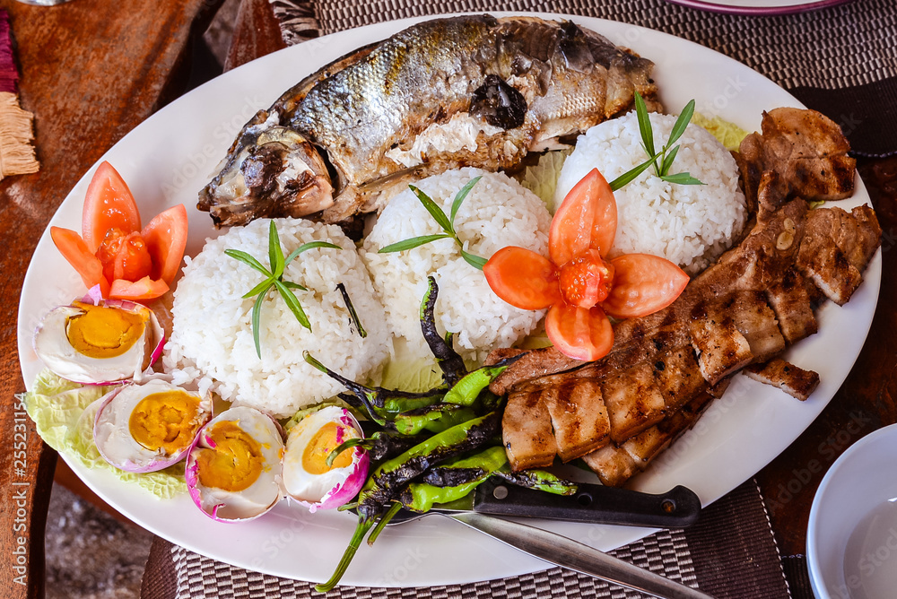 Food - Philippine lunch/dinner Stock Photo | Adobe Stock