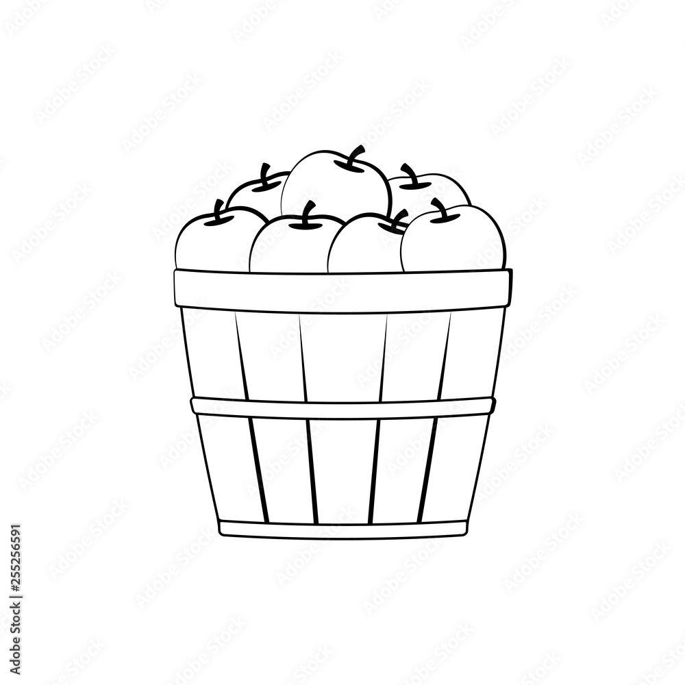 Apple Bushel Clipart