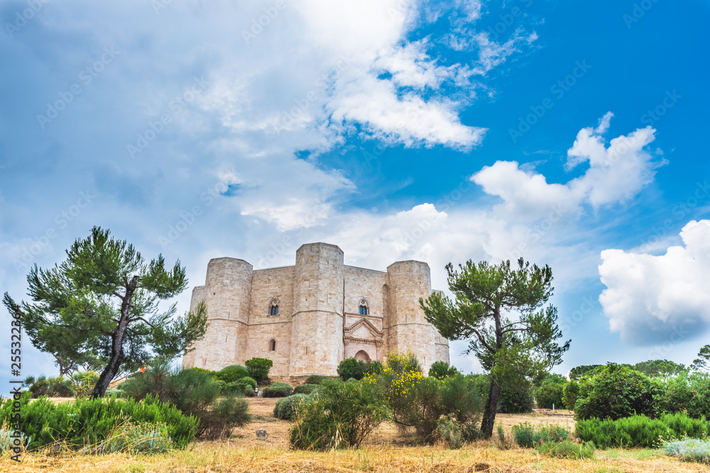 Castel del Monte, a 13th century fortress built by the emperor of the ...