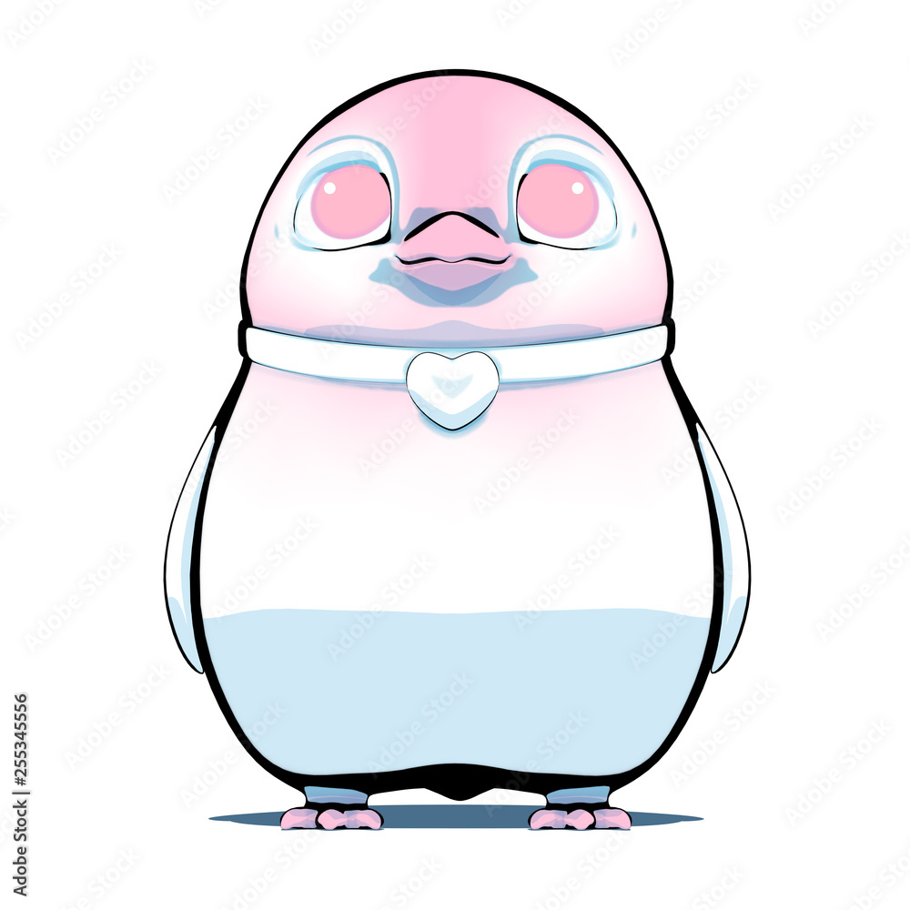 Pink Penguin Clip Art