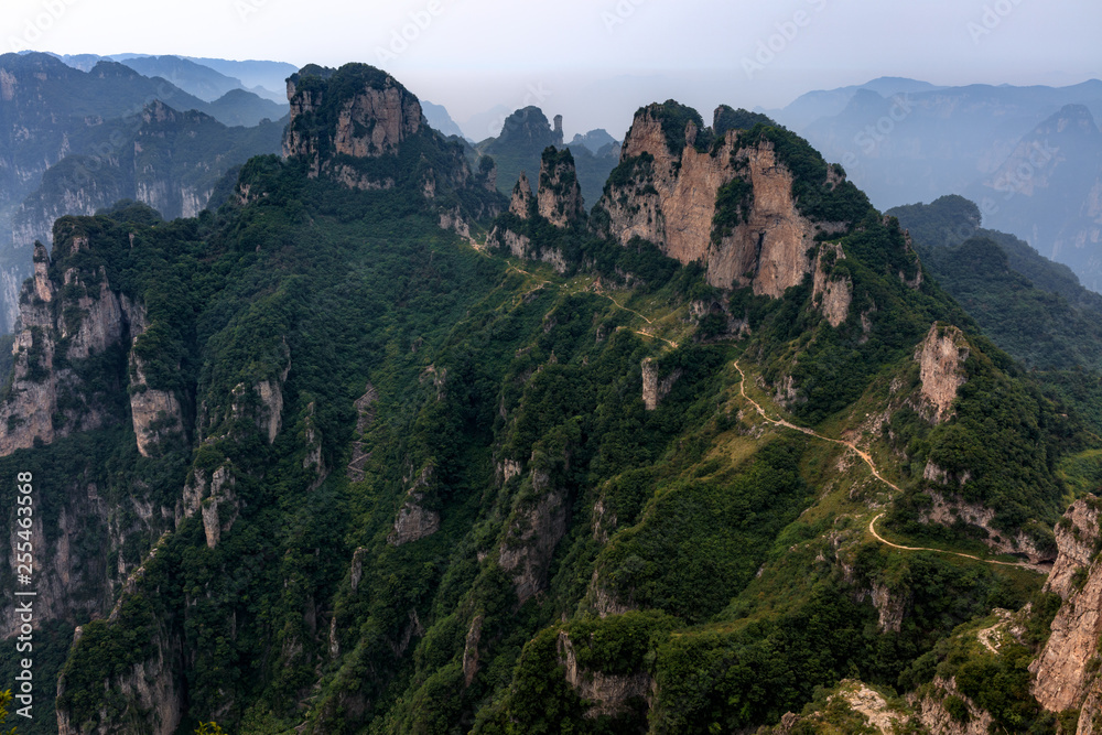 Lingchuan Wangmangling National Geopark, Chinese Mountains, Taihang ...