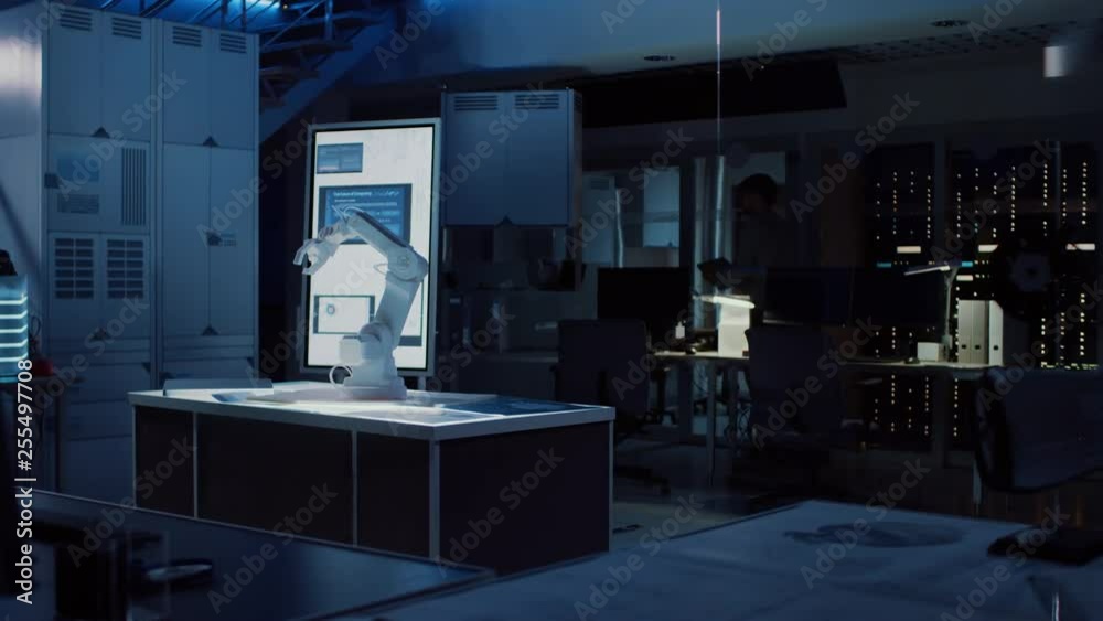 In Industrial Robot Desing Research Laboratory: Robotic Arm Prototype ...