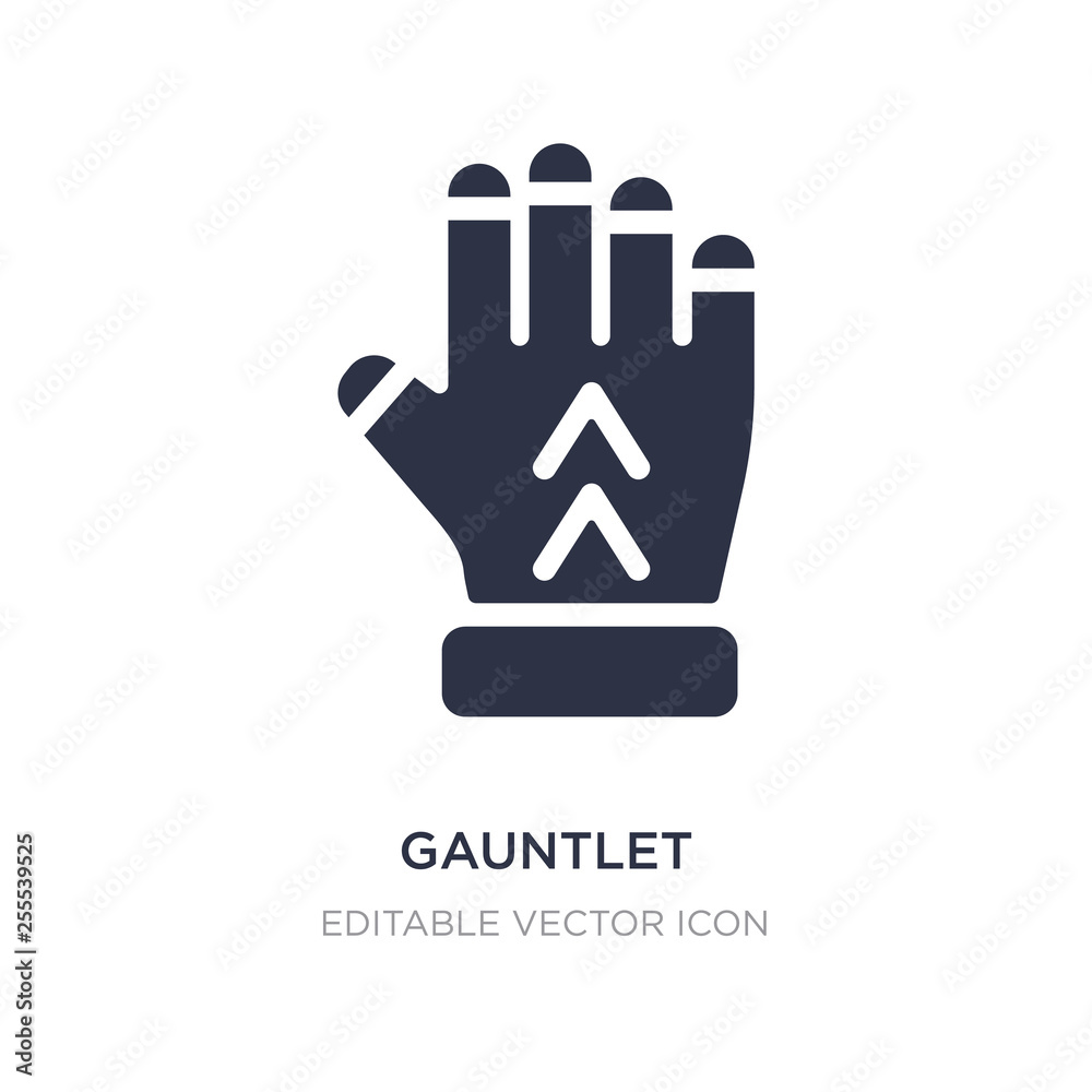 gauntlet icon on white background. Simple element illustration from ...