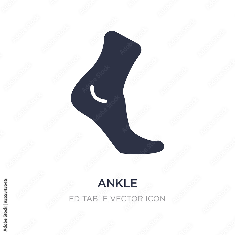 ankle icon on white background. Simple element illustration from Sports ...