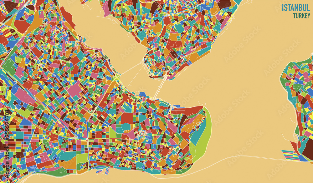 Istanbul Map In English