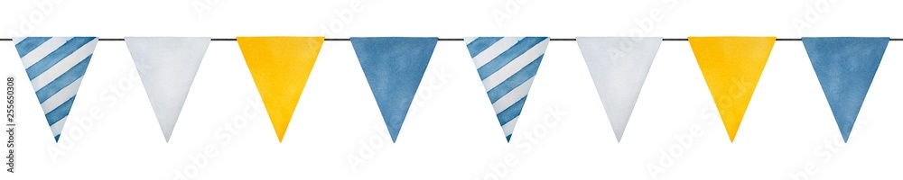 Decorative Blue Line Clip Art