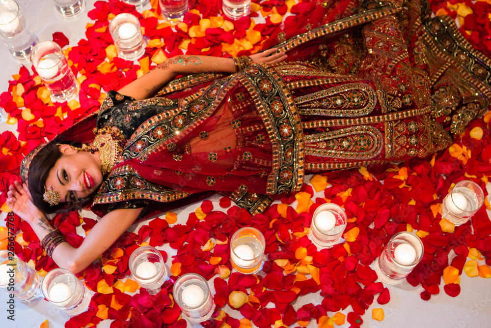 Indian wedding bride Stock Photo | Adobe Stock