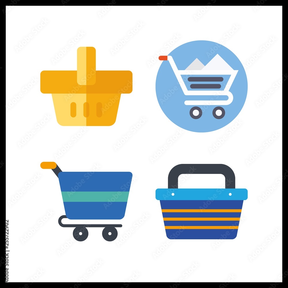 4 consumerism icon. Vector illustration consumerism set. shopping ...