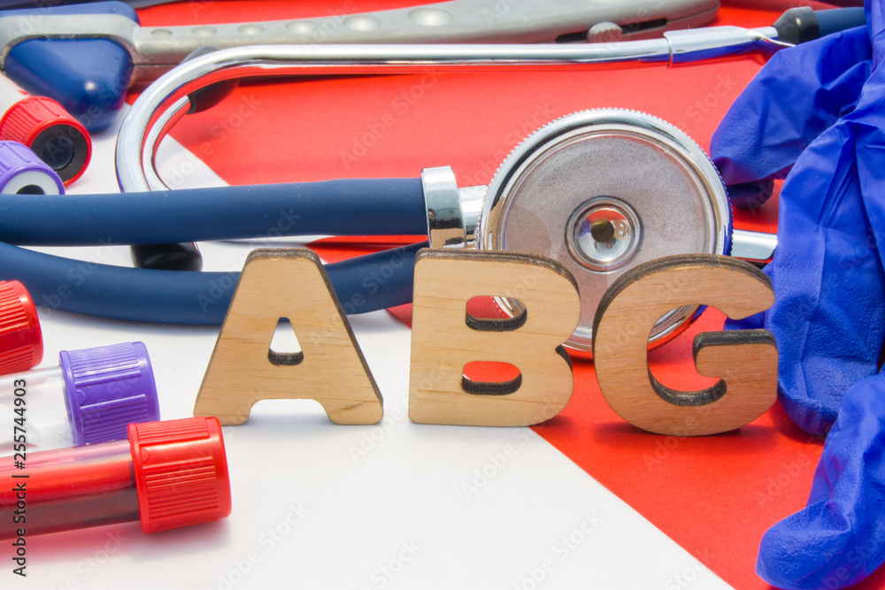 ABG medical abbreviation meaning arterial blood gas in blood in ...