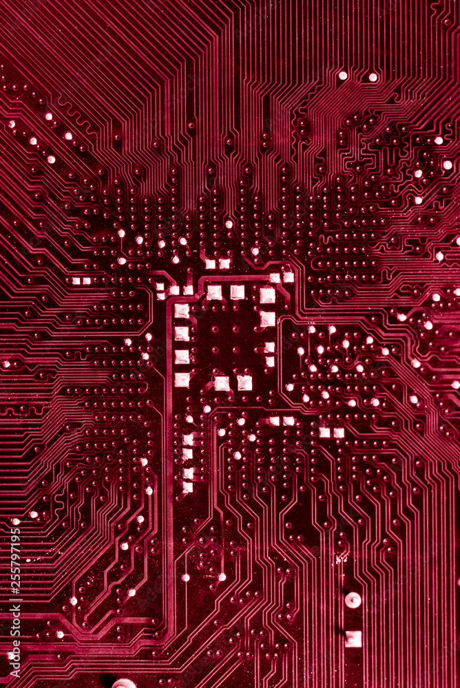 Abstract,close up of Mainboard Electronic computer background. (logic ...
