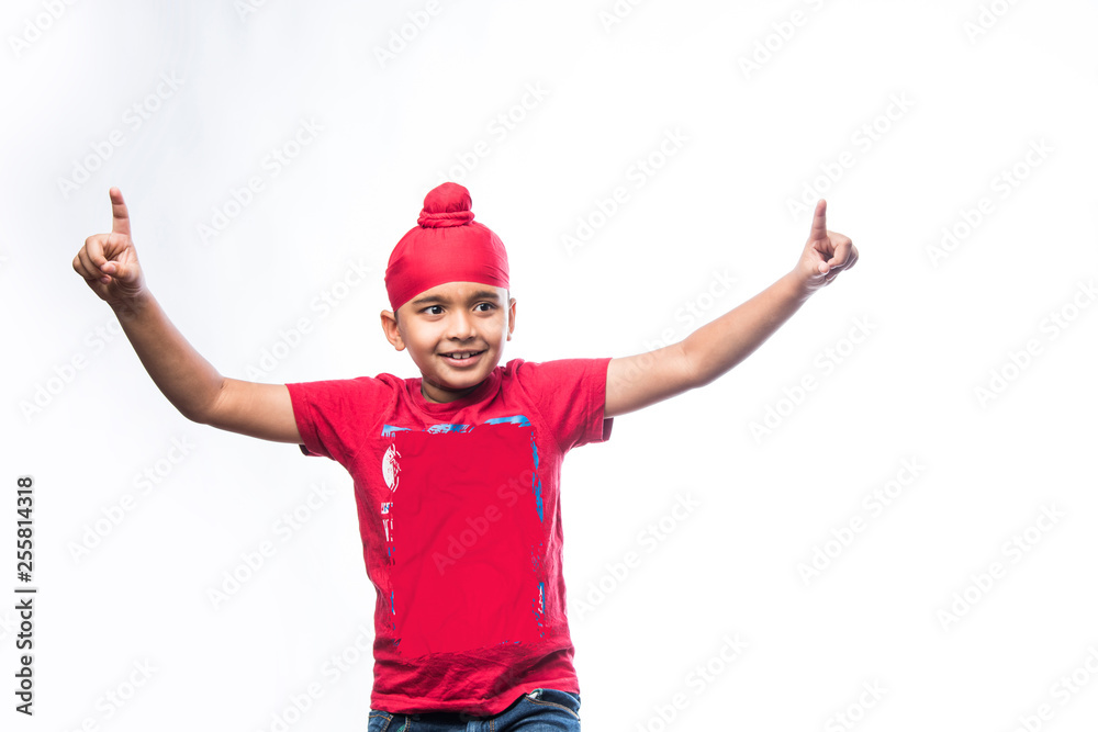 Portrait of Indian Sikh/punjabi little boy with multiple expressions ...
