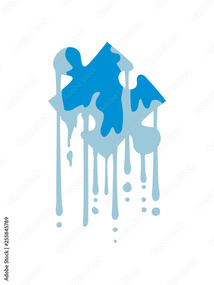 puzzle eis nass schmelzen tropfen graffiti teil puzzlespiel puzzleteil ...