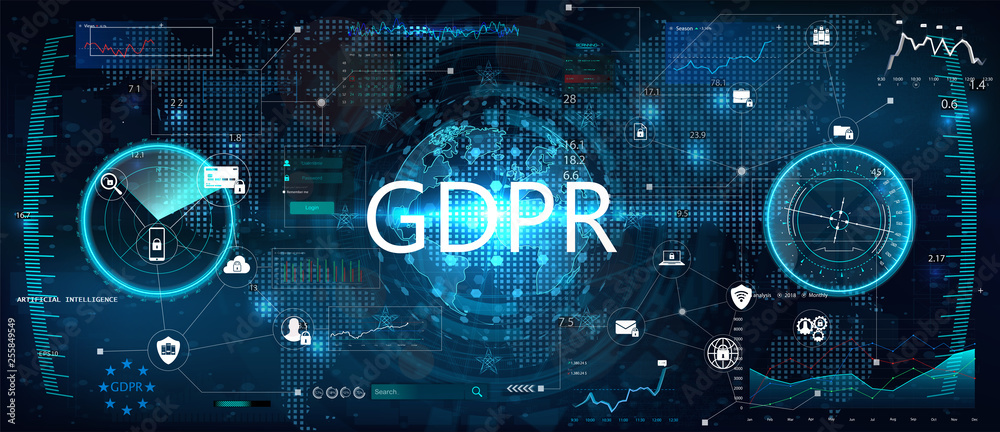 GDPR - General Data Protection Regulation. Idea of data protection ...