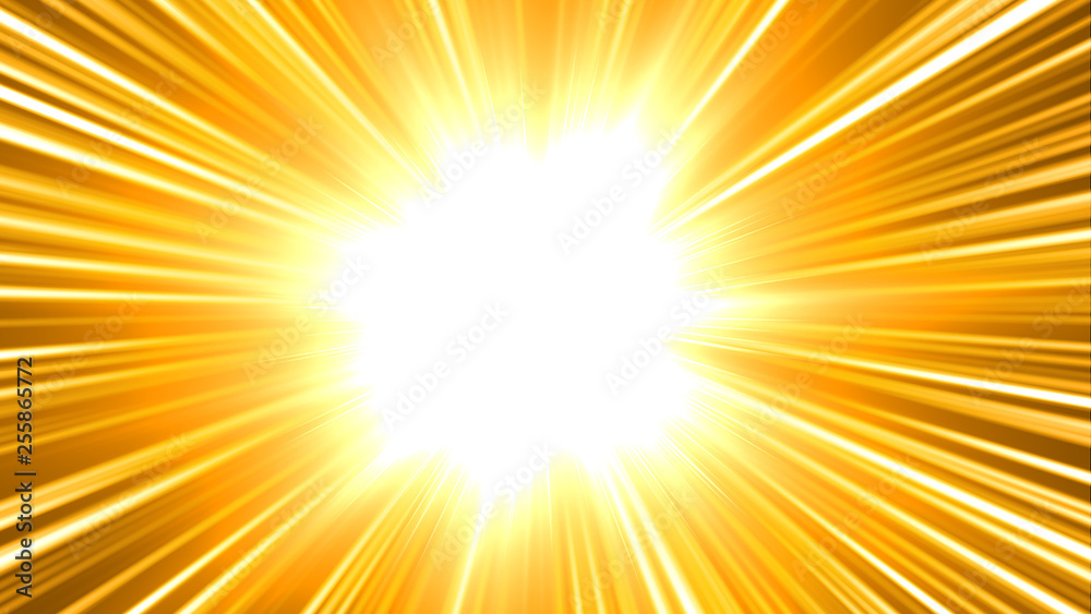 abstract glowing light sun burst with digital lens flare background ...