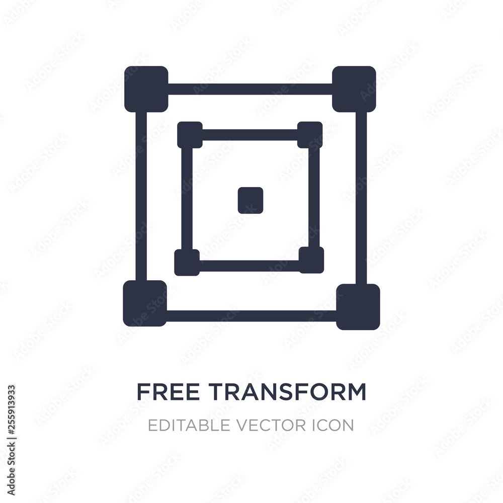 free transform icon on white background. Simple element illustration ...