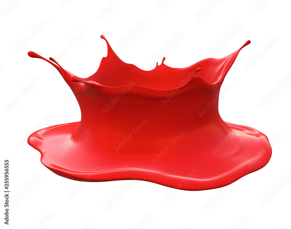 Red Splash Clipart