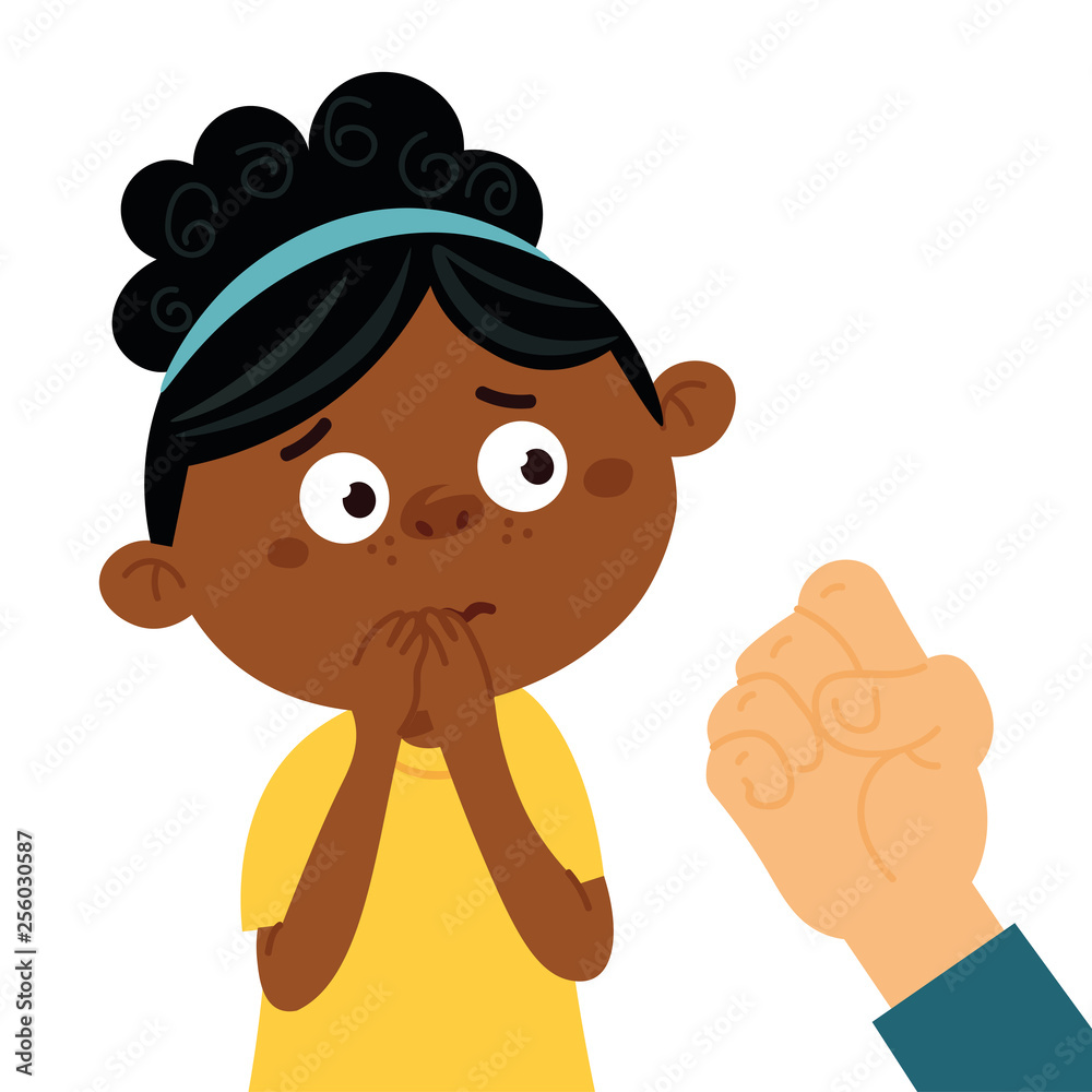 Physical bullying concept. Vector illustration about child abuse, harassment fat and body ...