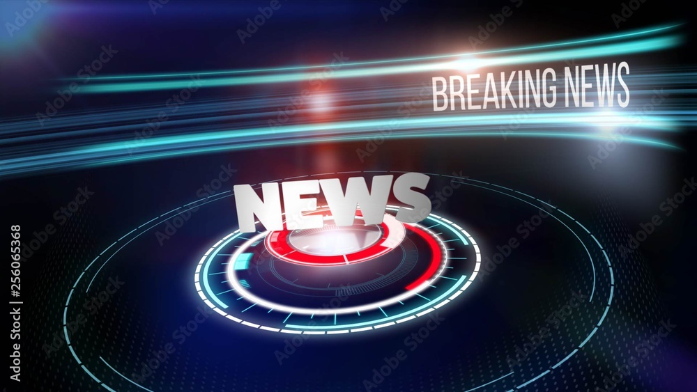News Broadcast Title Stock Template | Adobe Stock