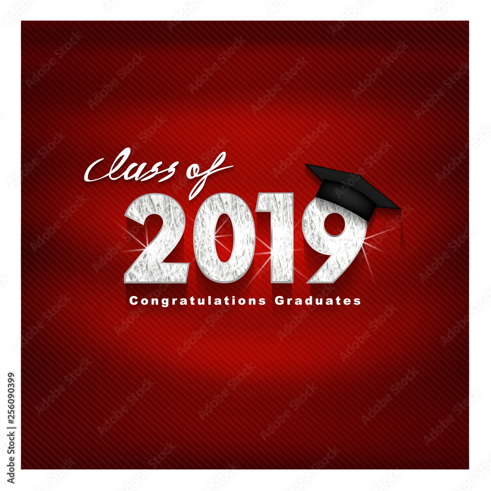 Vector text for graduation silver design, congratulation event, T-shirt ...