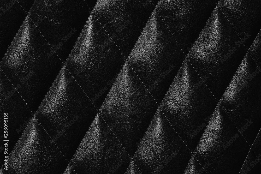 Black Leather Texture Wallpaper