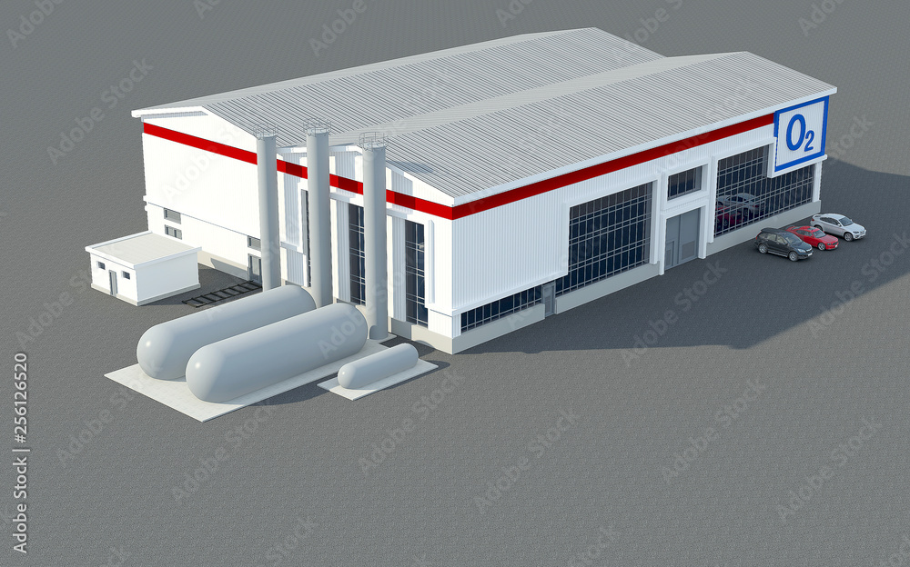 3 D Render, Design, industrial design projects Stock Illustration ...