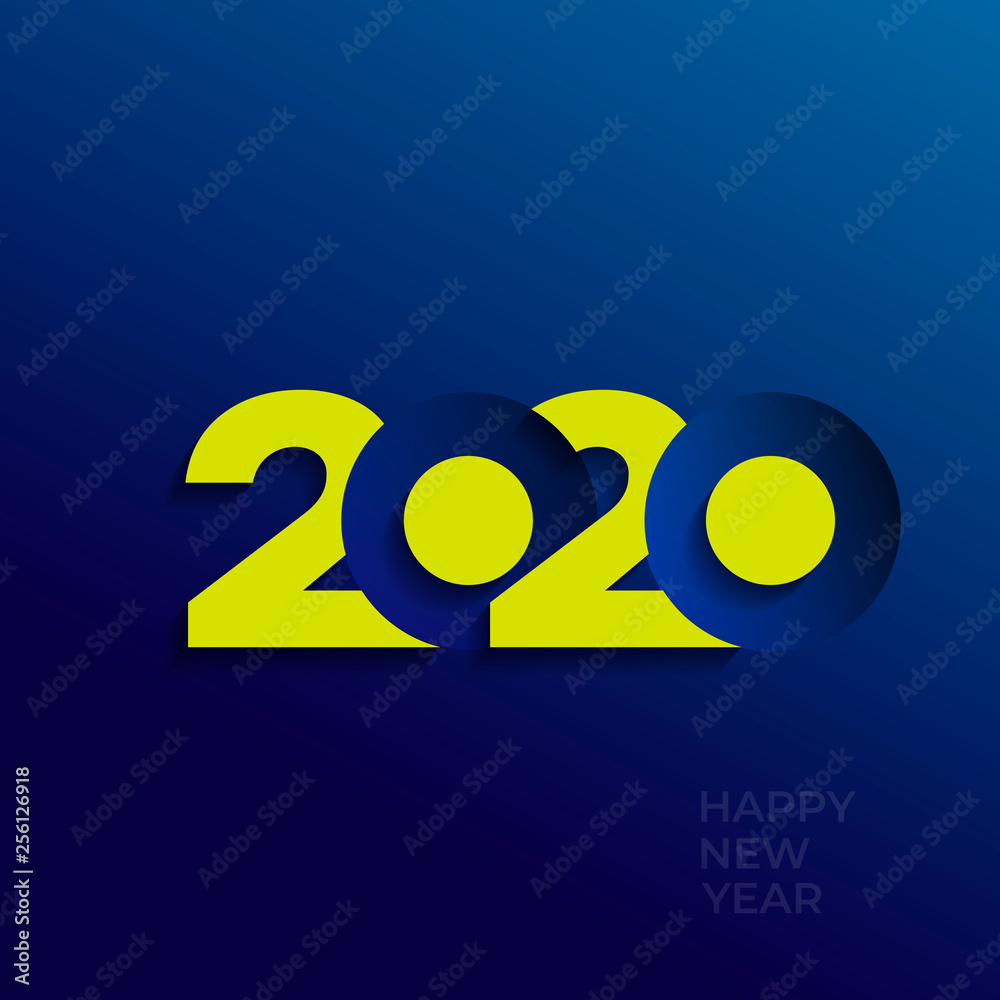 2020 Text Design. Modern Logo Perfect For Website, Annual Report ...