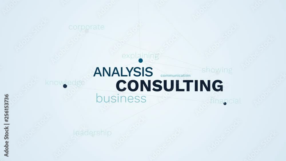 consulting analysis business communication showing career explaining financial knowledge ...