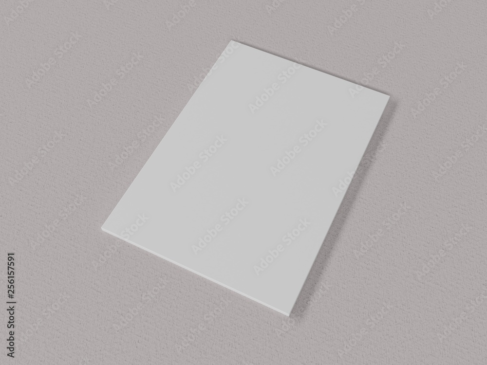 A4 , A5 , A6, A3 Brochure Blank White Stock Illustration | Adobe Stock