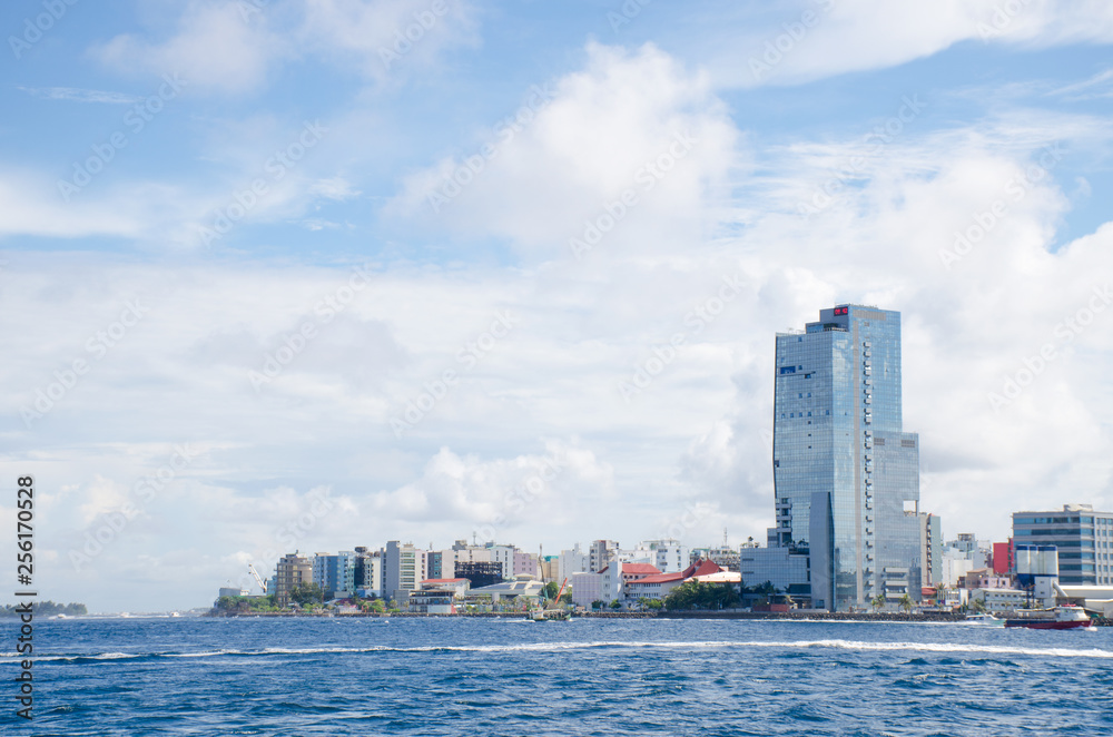 Male City Skyline