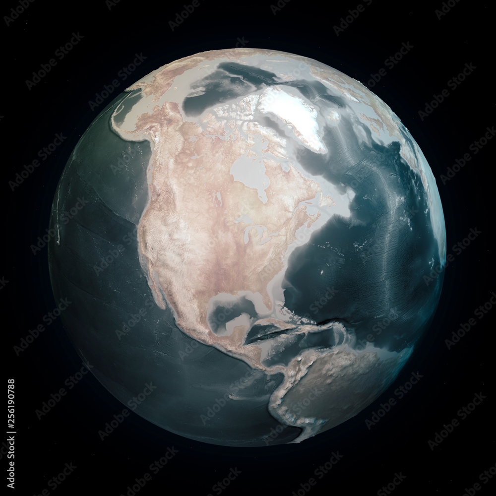 Drought in the world, dry planet earth. Climate change land without ...