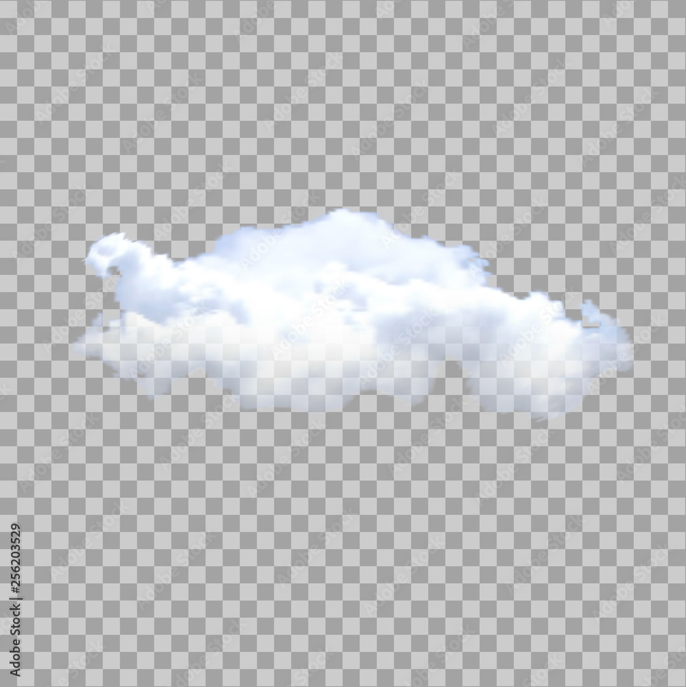 Realistic Clouds Vector