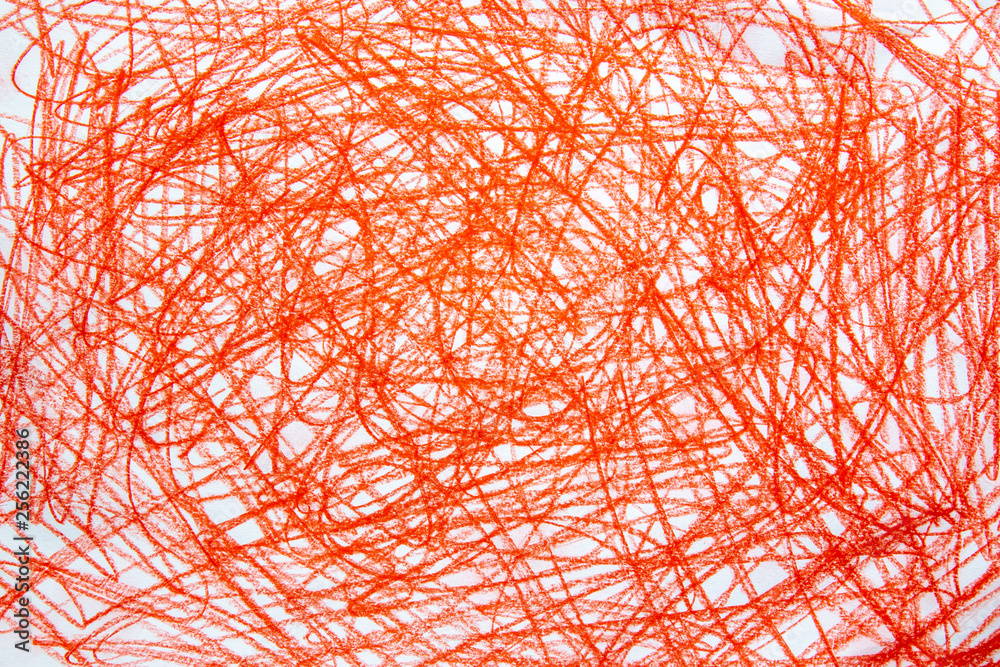 red crayon doodles background texture Stock Photo | Adobe Stock